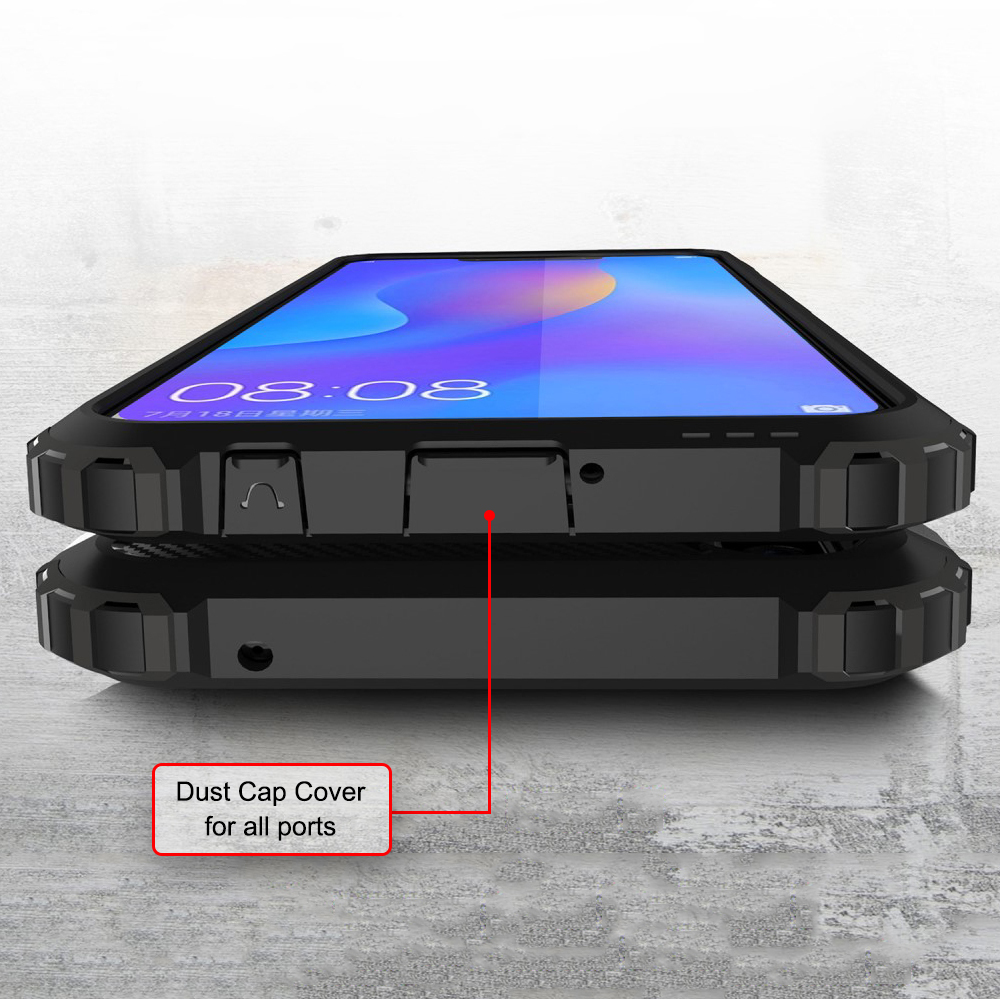 Military Defender Shockproof Case for Huawei Nova 3i (Black)